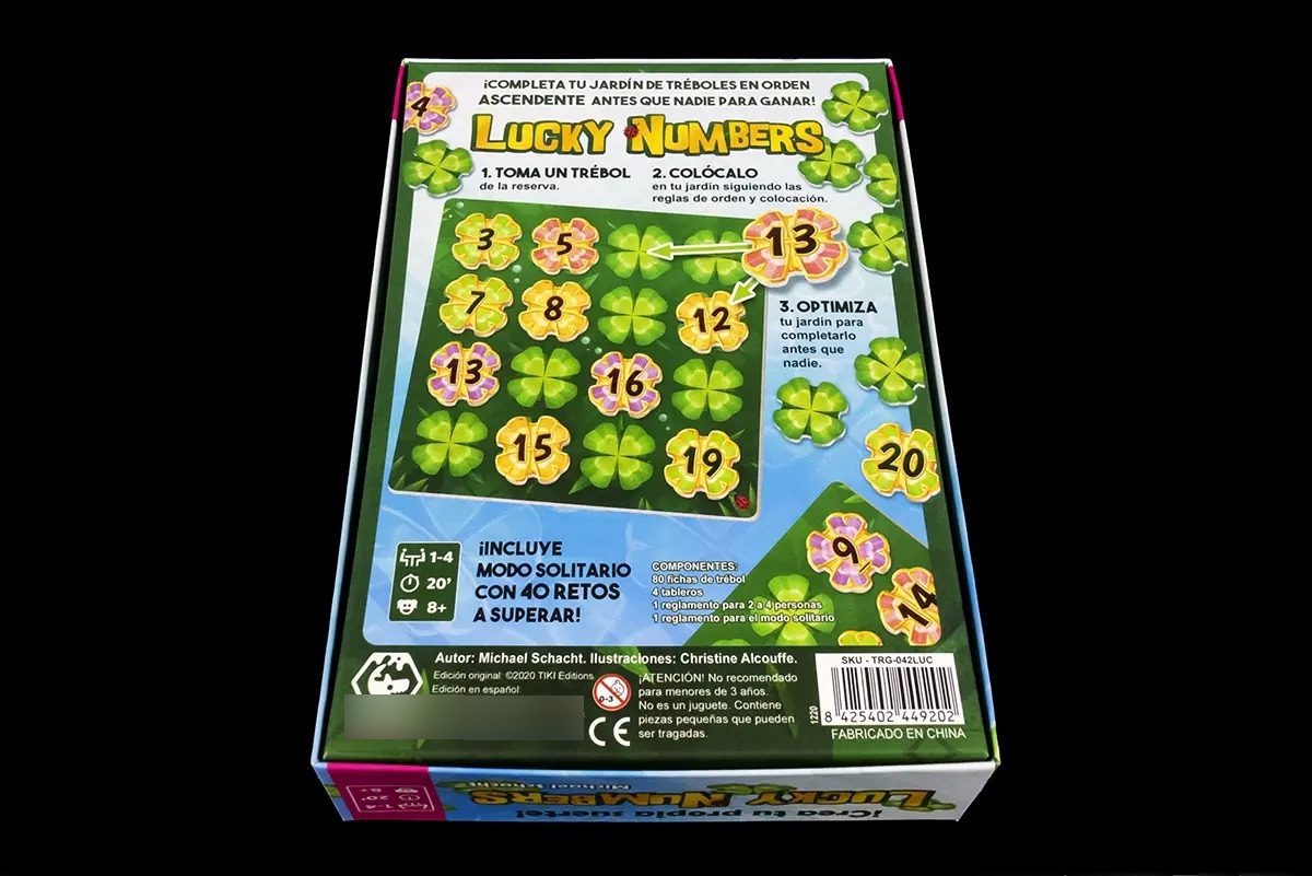 Lucky Numbers Juego De Mesa En Español - Tranjis Games - La Expedición ...